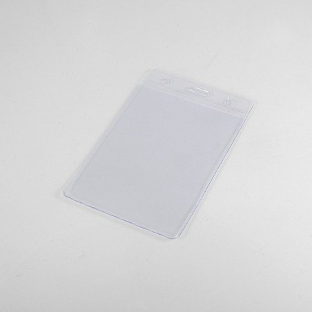 PVC badge holder in 81 x 110 mm